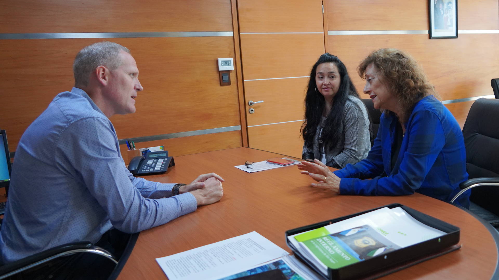 El CURZA presentó a Palmieri un nuevo posgrado presencial y virtual